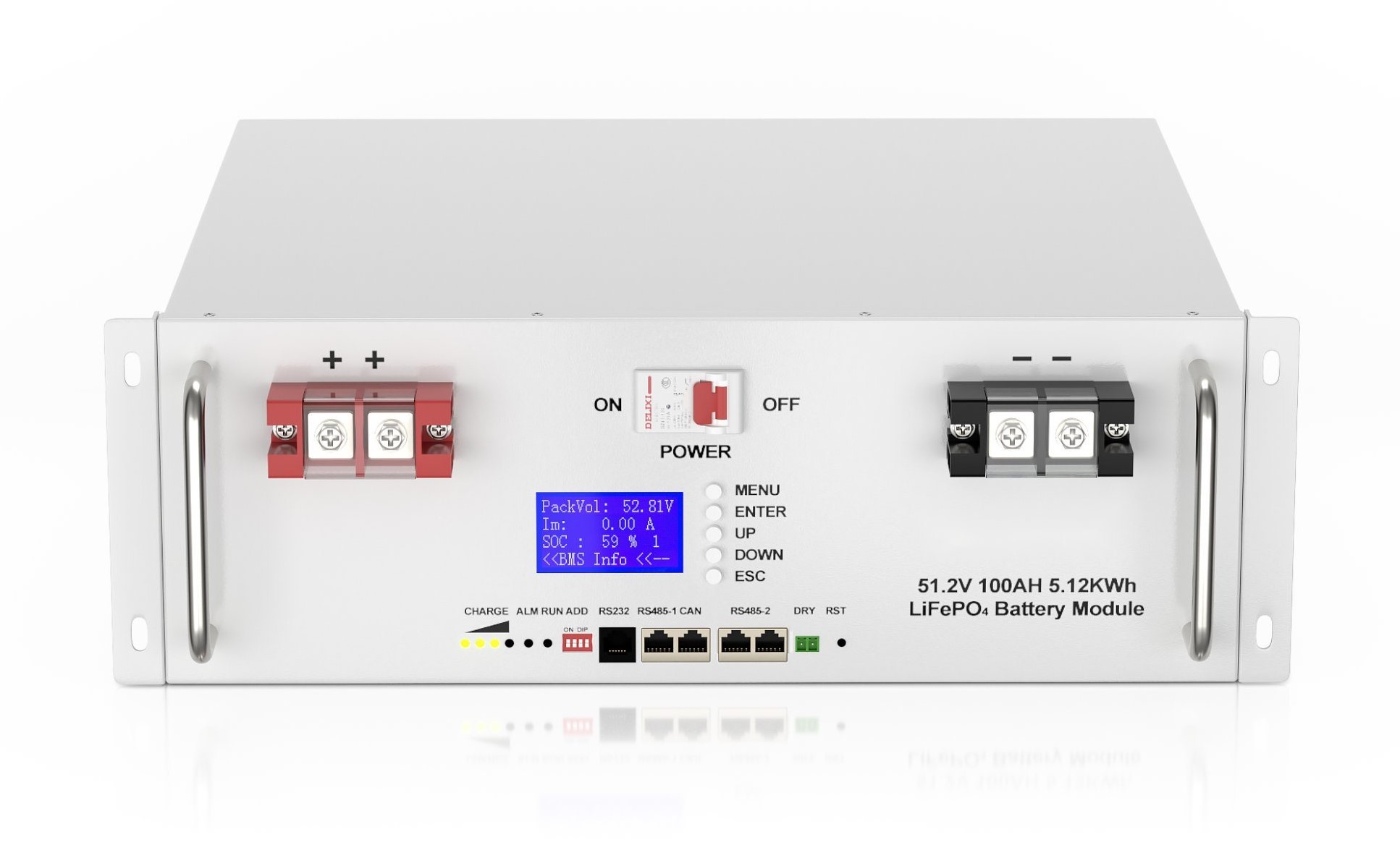 Server Rack LiFePO4 Battery Pack with Smart BMS 48V 100Ah – erpowertech